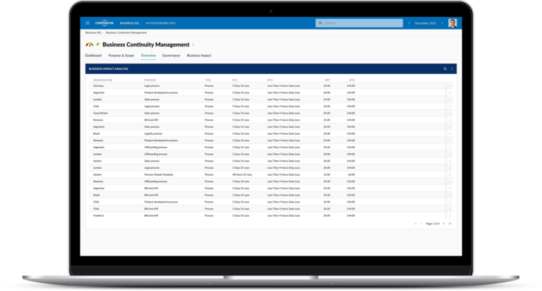 Business Continuity Management Software | BCM and Operational ...