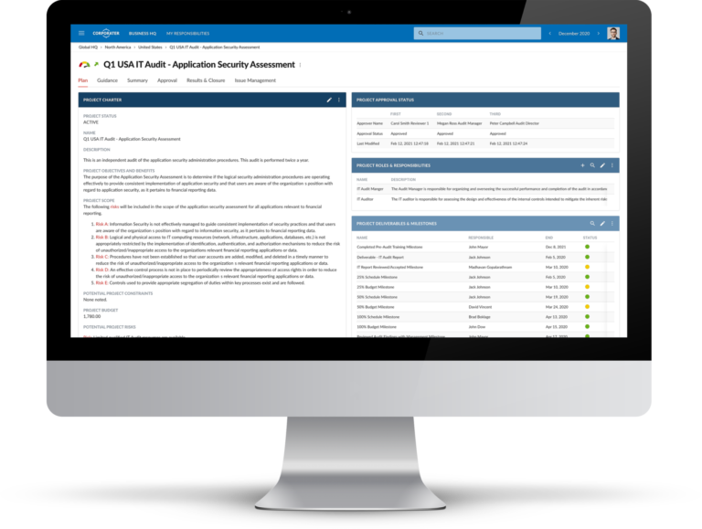 IT Audit Management Software | Audit Management Solutions | Corporater