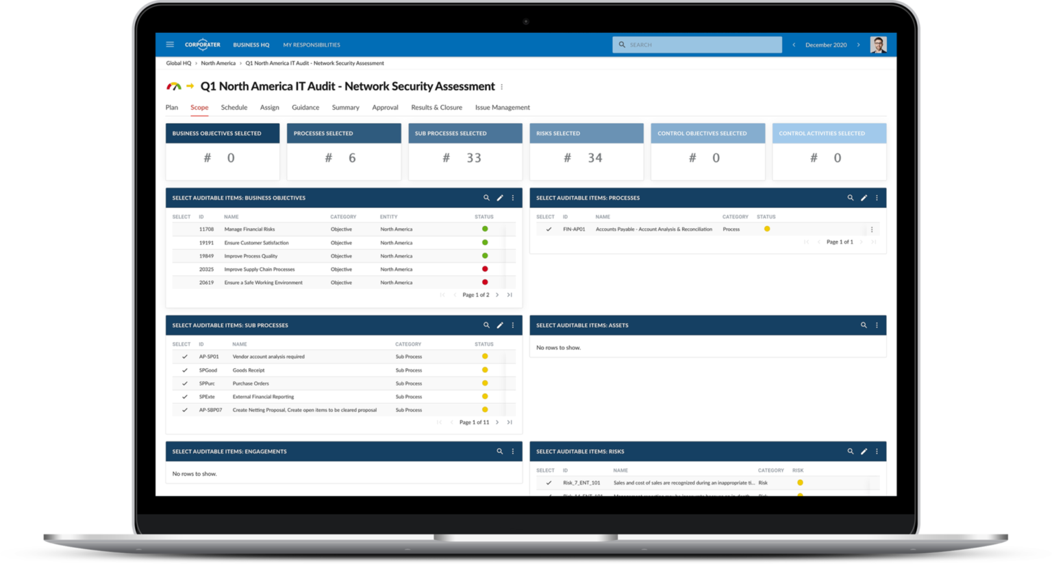 IT Audit Management Software | Audit Management Solutions | Corporater