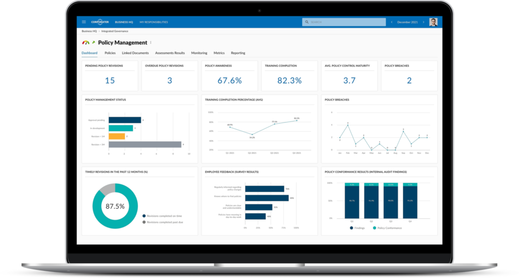 Policy Management Software | Compliance Management Solutions | Corporater