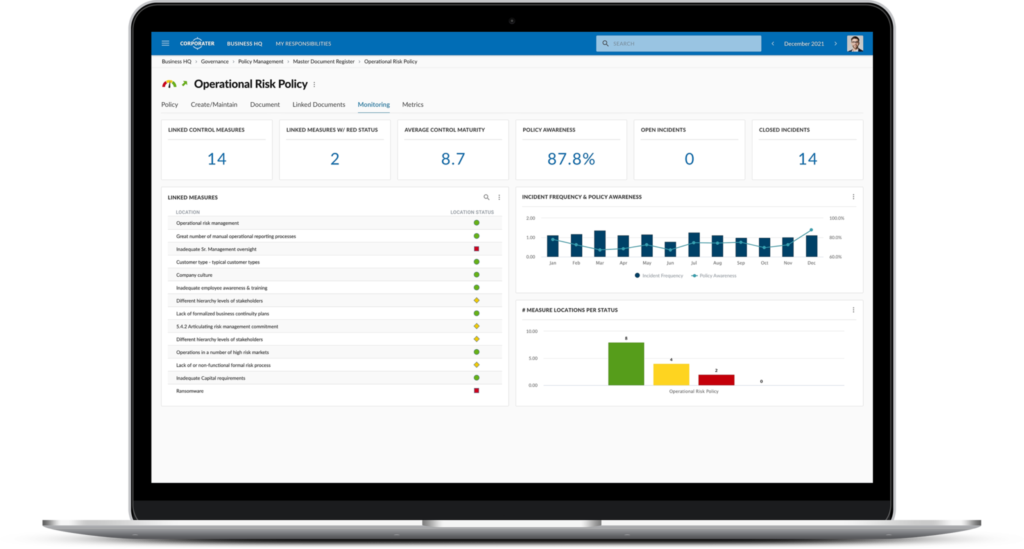 Policy Management Software | Compliance Management Solutions | Corporater