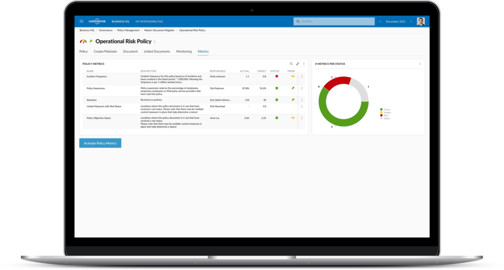 Policy Management Software | Compliance Management Solutions | Corporater