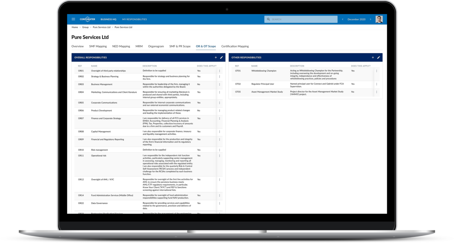 SMCR Software | Senior Managers and Certification Regime Software ...