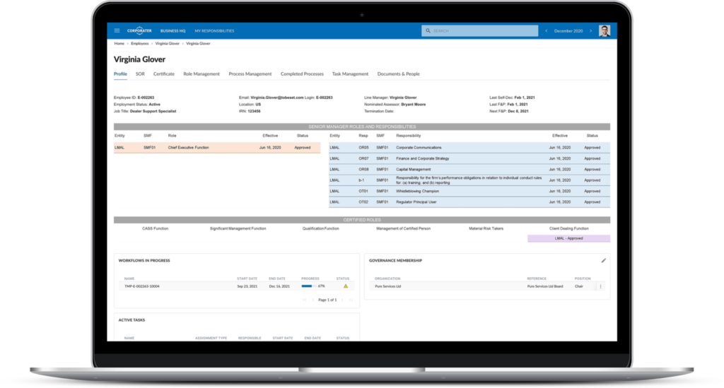SMCR Software | Senior Managers and Certification Regime Software ...