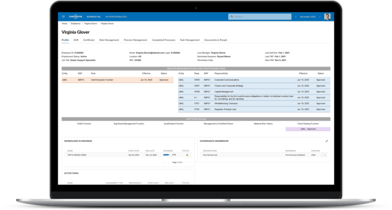 SMCR Software | Senior Managers and Certification Regime Software | Compliance Management ...