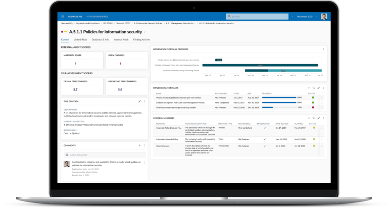 Chief InfoSec Officer Solutions | CISO | Solutions by Role | Corporater