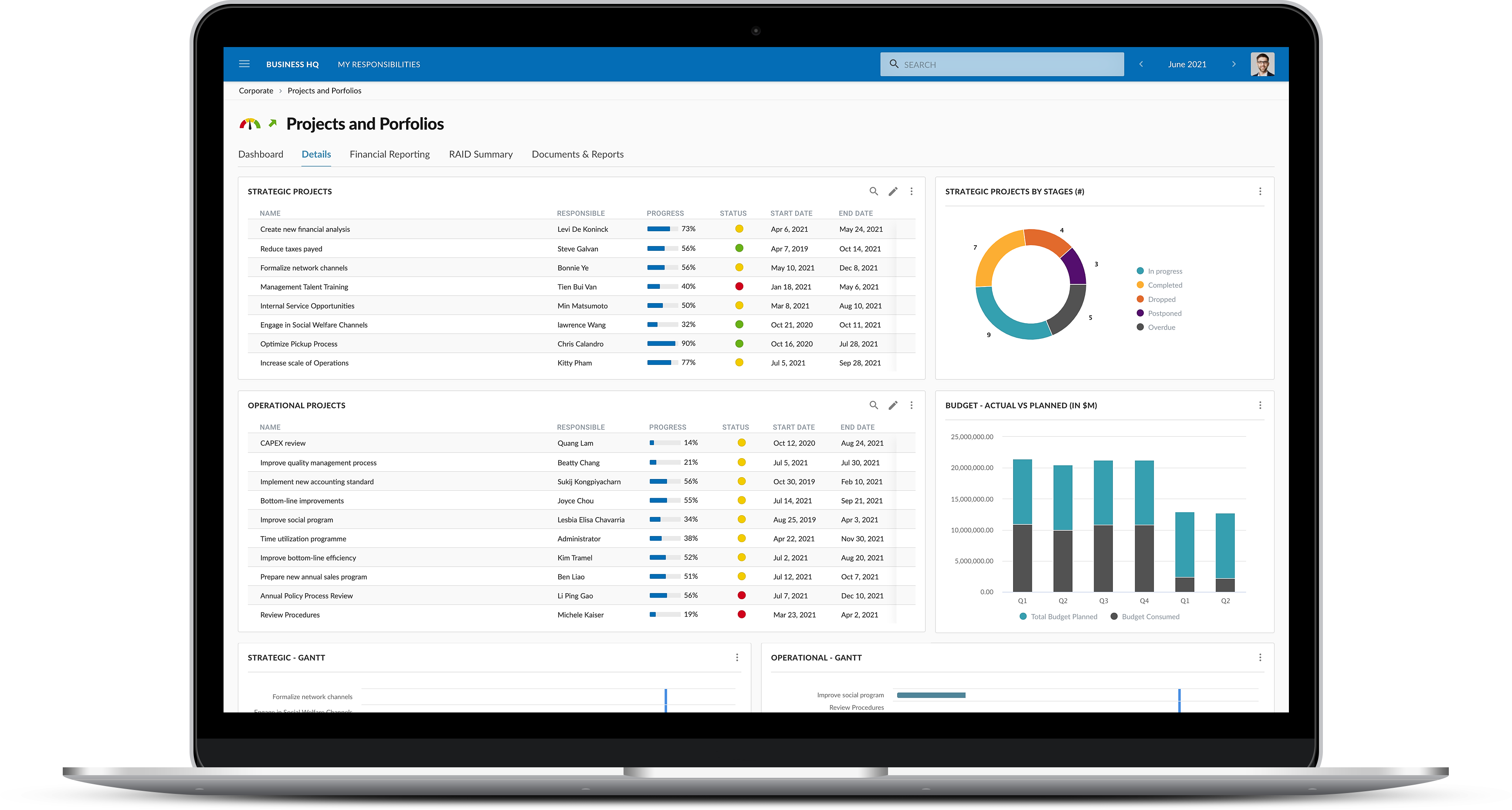 Project And Portfolio Management Software Project Portfolio Management