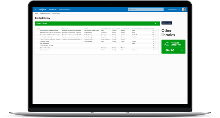 Internal Control System Software | Risk Management Solutions | Corporater