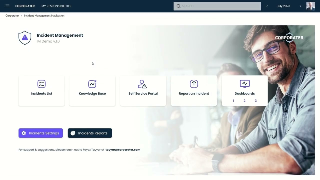 Incident Management Software Solution | Solution Demos | Corporater